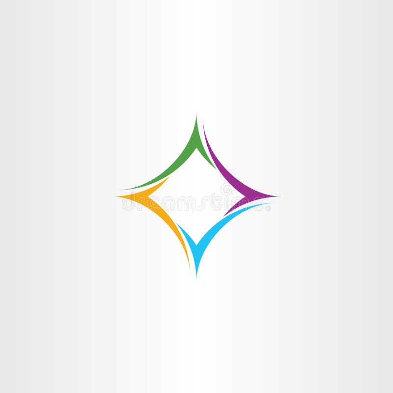 Business Design Element Logo Abstract Colorful Symbol Stock Vector ...