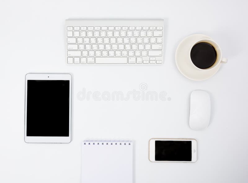 Business Desk with a Keyboard, Mouse and Pen Editorial Photography ...