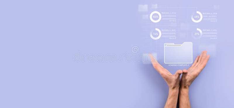 Business Developer Hand Using Board Framework on Virtual Modern ...