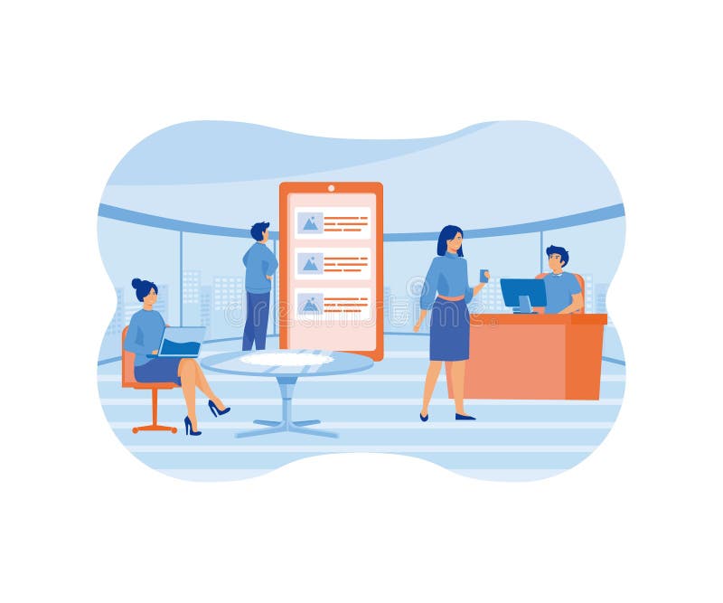 Business Development Concept. Mobile Application Development and Design ...