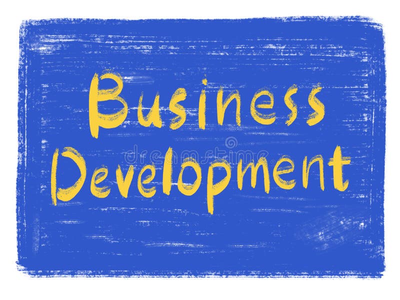 Business development stock illustration. Illustration of strategy ...