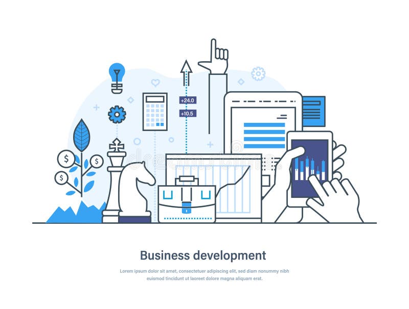 Business Development, Data Analytics, Planning and Strategy Web Banner ...