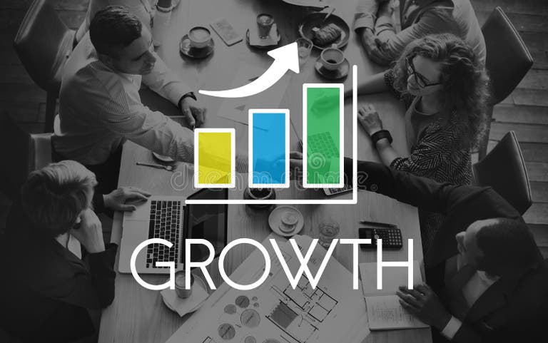 Business Development Growth Bar Chart Concept Stock Photo - Image of ...
