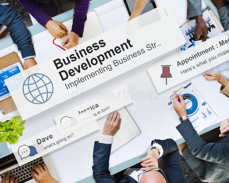 Business Development Growth Success Improvement Concept Stock Image ...