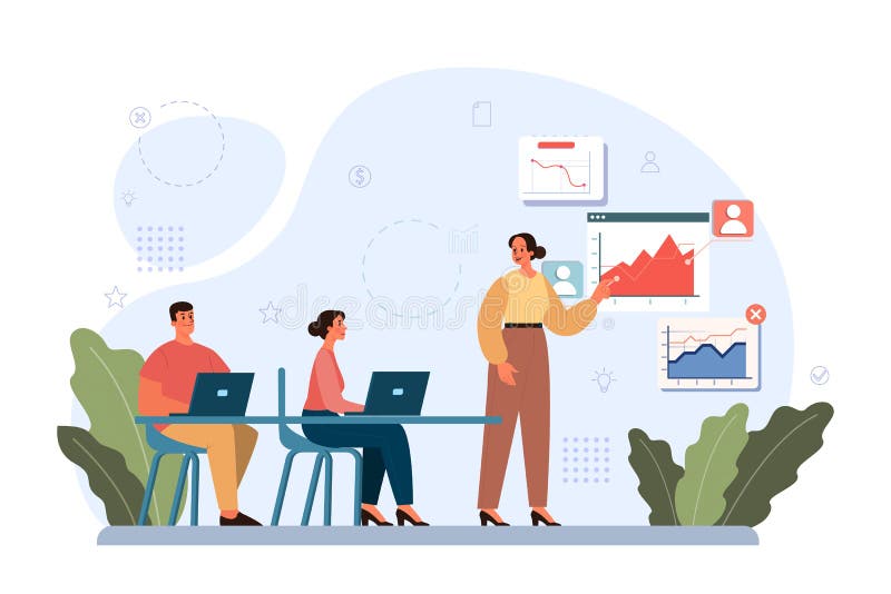 Business Development Illustration. Idea of Strategy and Success in ...