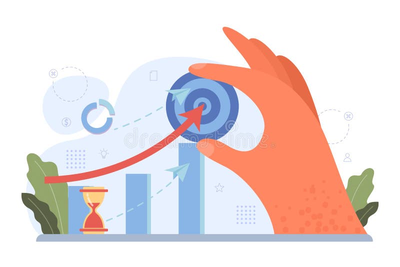 Business Development Illustration. Idea of Strategy and Success in ...