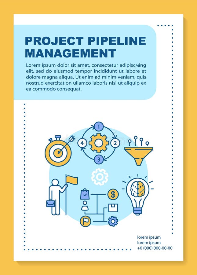 Project Pipeline Management Brochure Template Layout. Flyer, Booklet ...