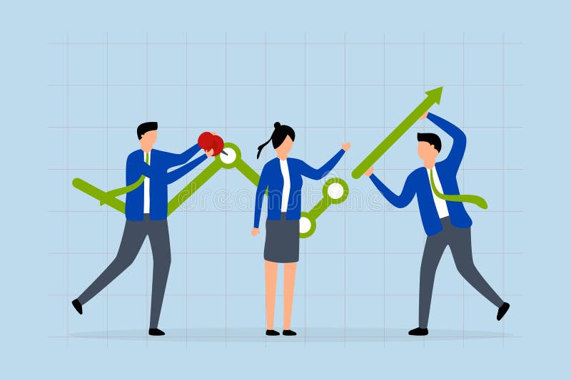 Business Development Process, Businessman Help To Develop a Business ...