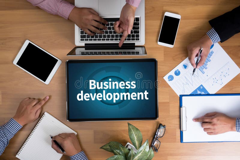 Business development stock image. Image of discussion - 77944273