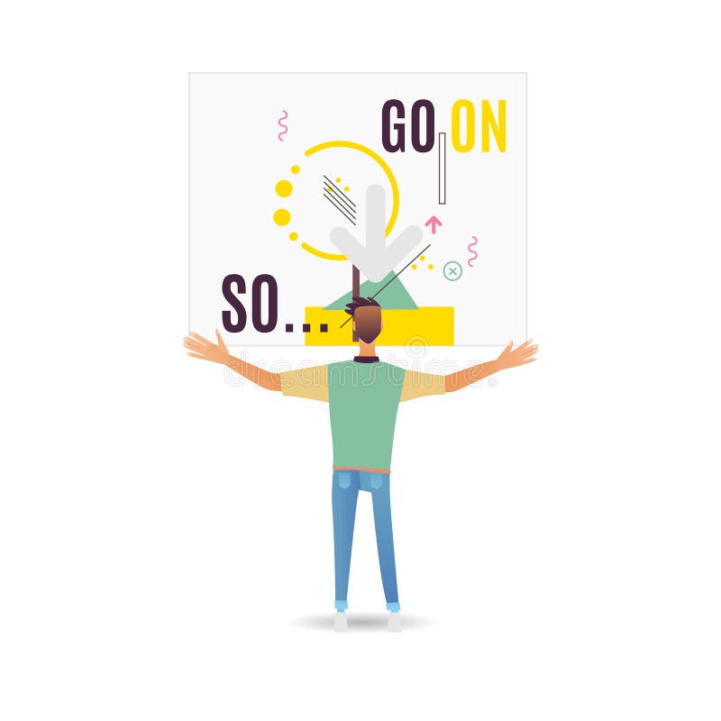 A4 Layout - Project First Page Stock Illustration - Illustration of work, graph: 4321914