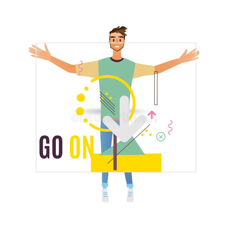 A4 Layout - Project First Page Stock Illustration - Illustration of work, graph: 4321914