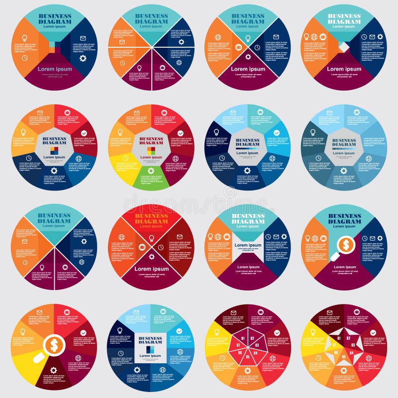 Business Diagram circle stock illustration. Illustration of chart ...