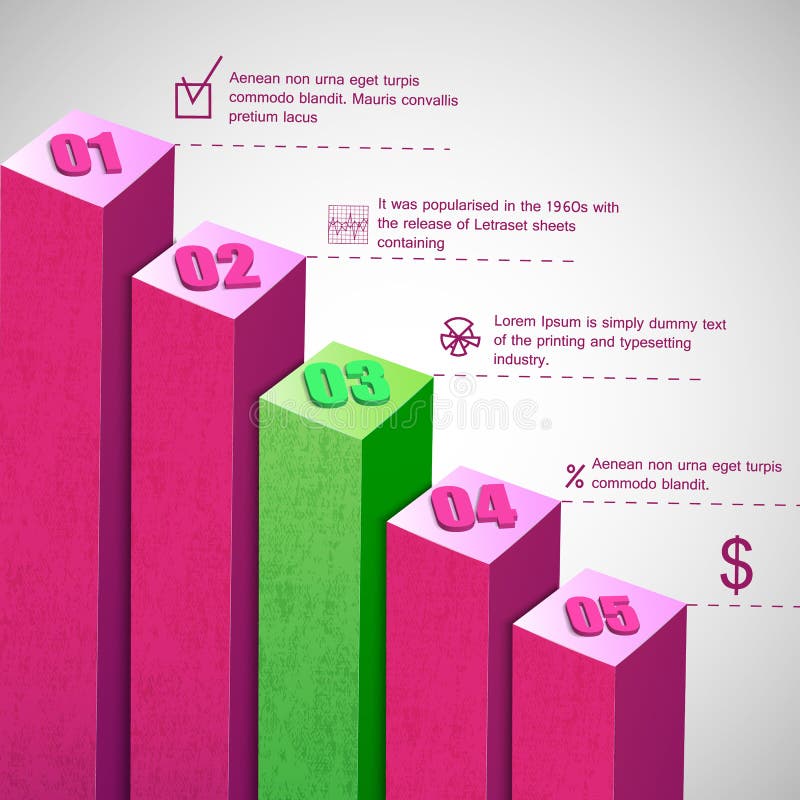 Business Diagram Illustration Stock Vector - Illustration of decrease ...