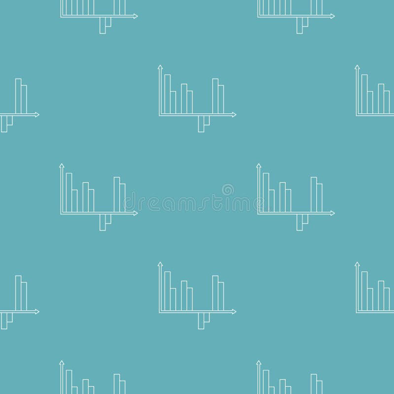Business Diagram Pattern Vector Seamless Stock Vector - Illustration of ...