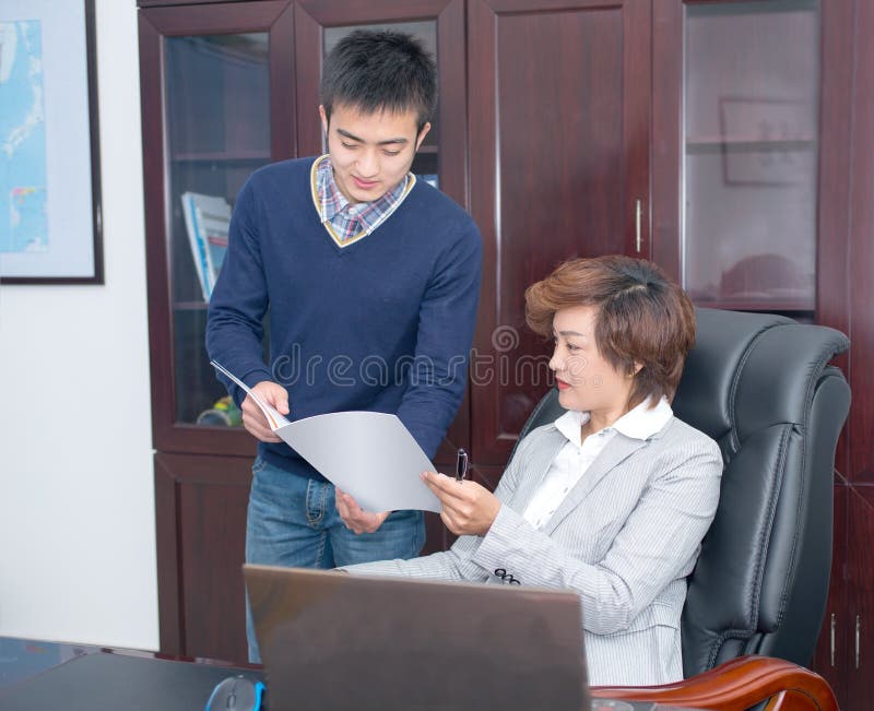 Business Dialogue stock photo. Image of employee, electronics - 40006568