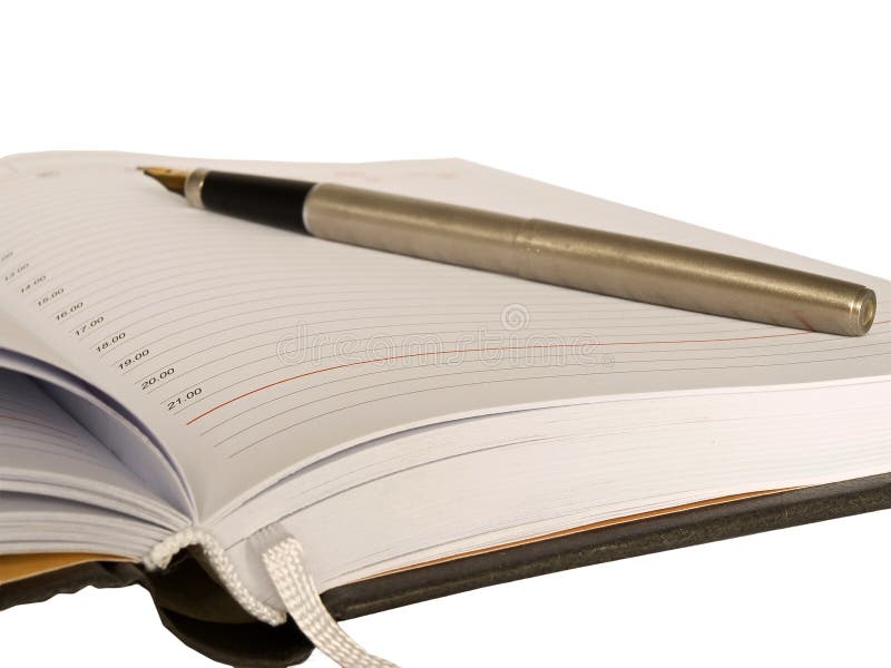 Business diary stock image. Image of plan, notebook, write - 7244231