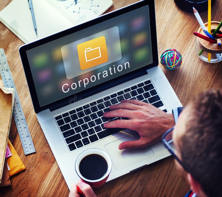 Business Digital Folder Application Concept Stock Photo - Image of ...