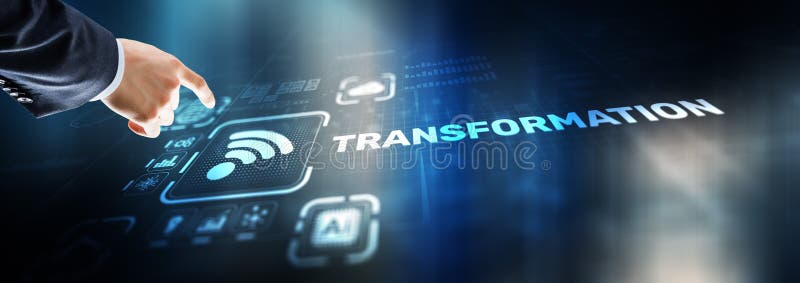 Business Digital Transformation. Future and Innovation Internet and ...