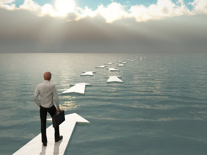 Business direction stock illustration. Illustration of rising - 22371819