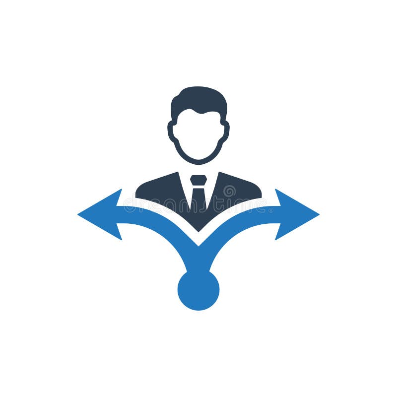 Business Direction Planning Icon Stock Vector - Illustration of tactics ...