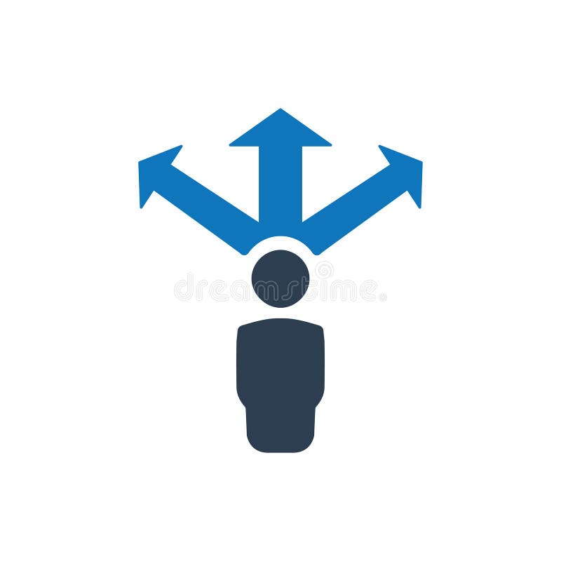 Business Direction Icon stock vector. Illustration of vector - 100180631