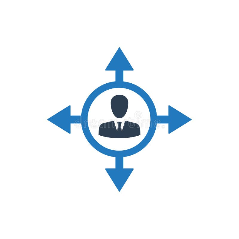 Business Direction Icon stock vector. Illustration of icon - 97849338