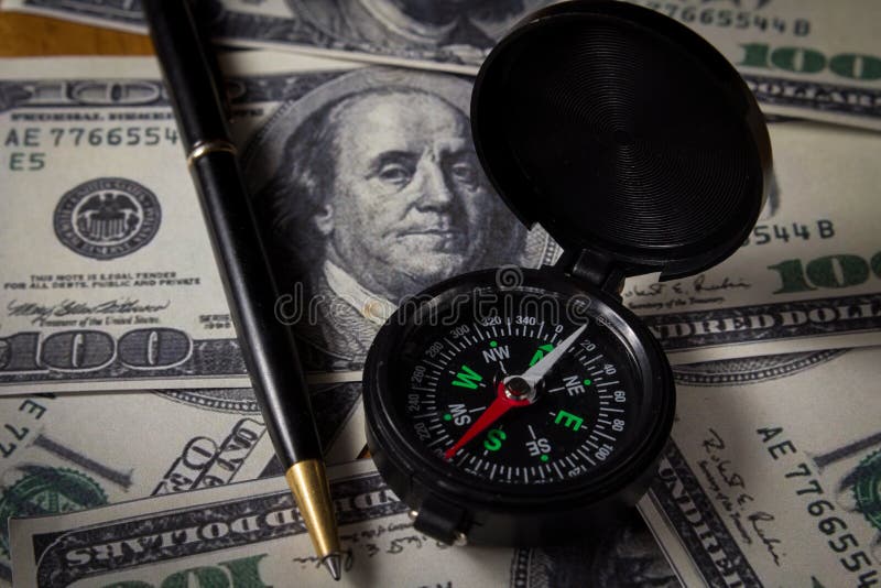 Business Direction for Money Stock Image - Image of paper, north: 40258269