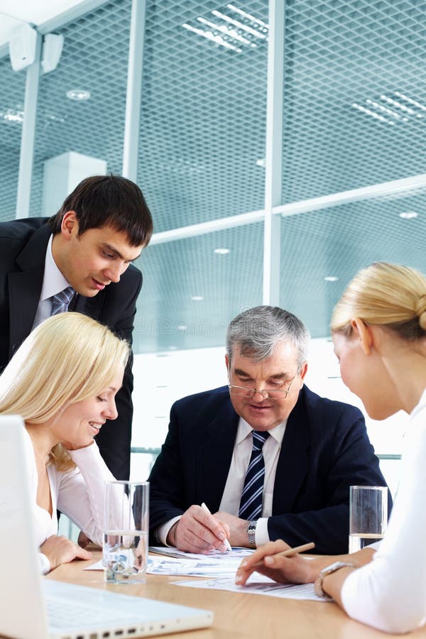 Business discussion stock image. Image of colleague, manager - 24739445