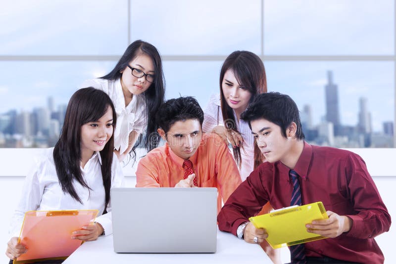 Business discussion stock image. Image of japanese, manager - 29636861