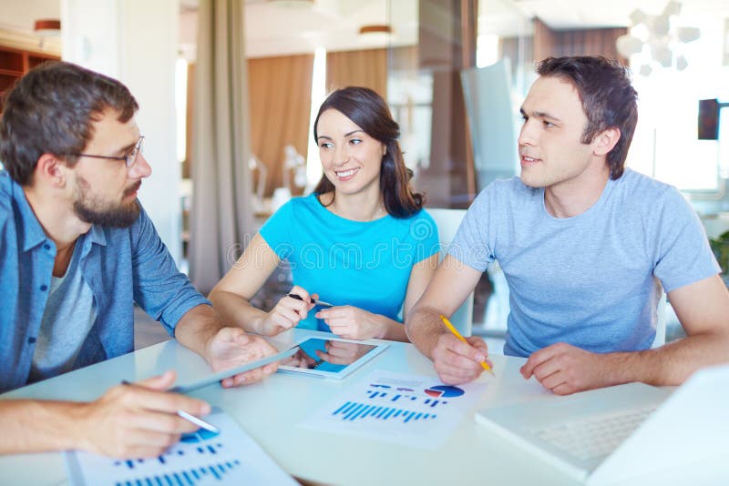 Business discussion stock photo. Image of occupation - 59007320