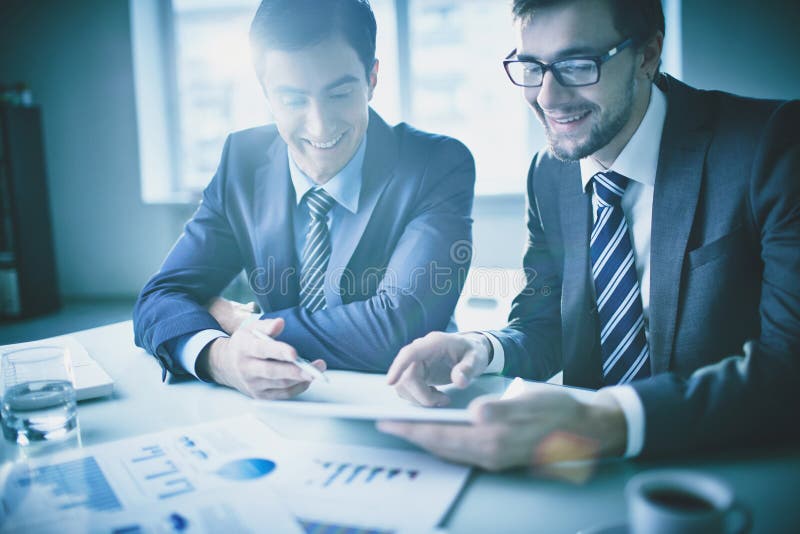 Business discussion stock image. Image of meeting, explaining - 57559579