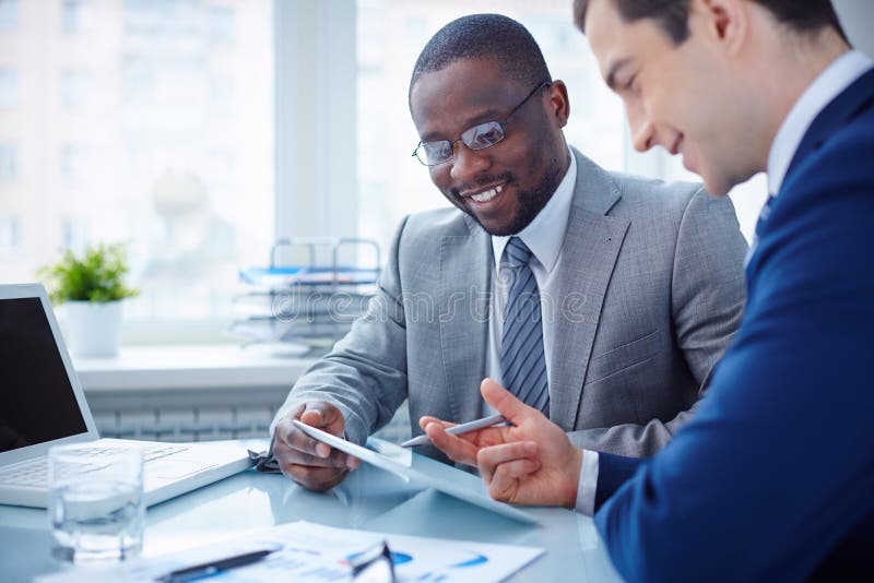 Business discussion stock image. Image of adult, lifestyle - 57052645