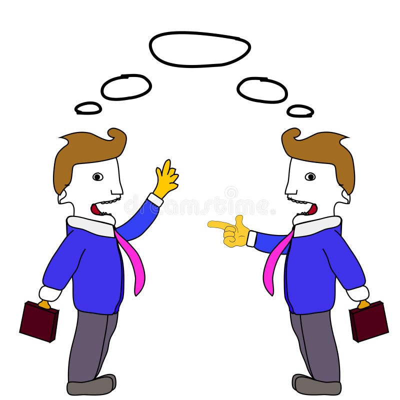 Business Dispute Cartoon Vector Illustration Stock Vector ...