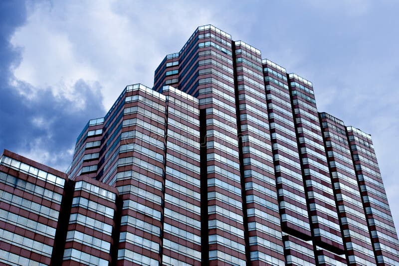 Business District, Office Building Stock Photo - Image of diminishing ...