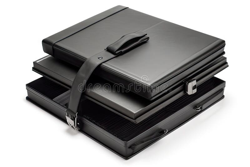 Business Document Case, with Different Types of Documents and Files ...
