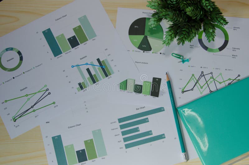 Business Document Financial Stock Image - Image of chart, device: 139630603