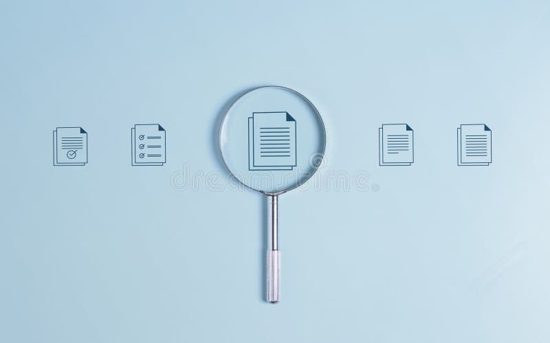 Business Document Paper Icon, Document Management System, DMS Stock ...