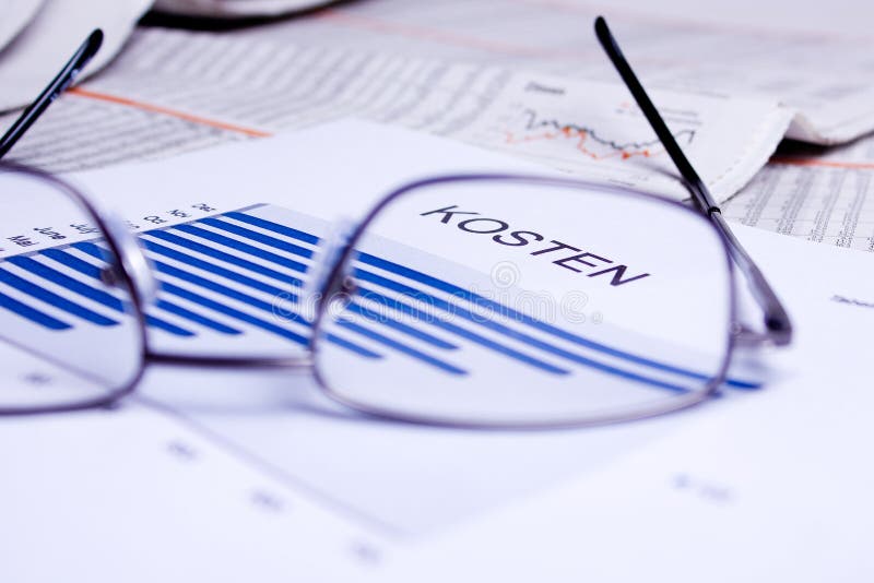 Business documents stock image. Image of paper, costs - 28772415