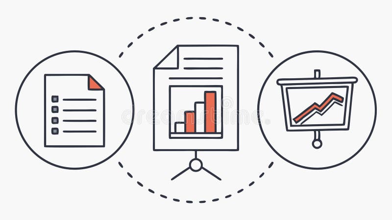 Business Documents and Charts Analysis, Vector Design Generative AI ...