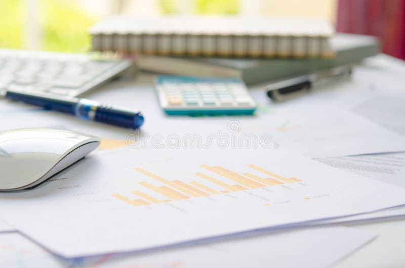 Business documents stock image. Image of diagram, market - 58988501