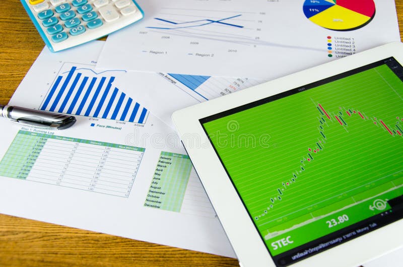 Business documents stock image. Image of table, data - 33645571