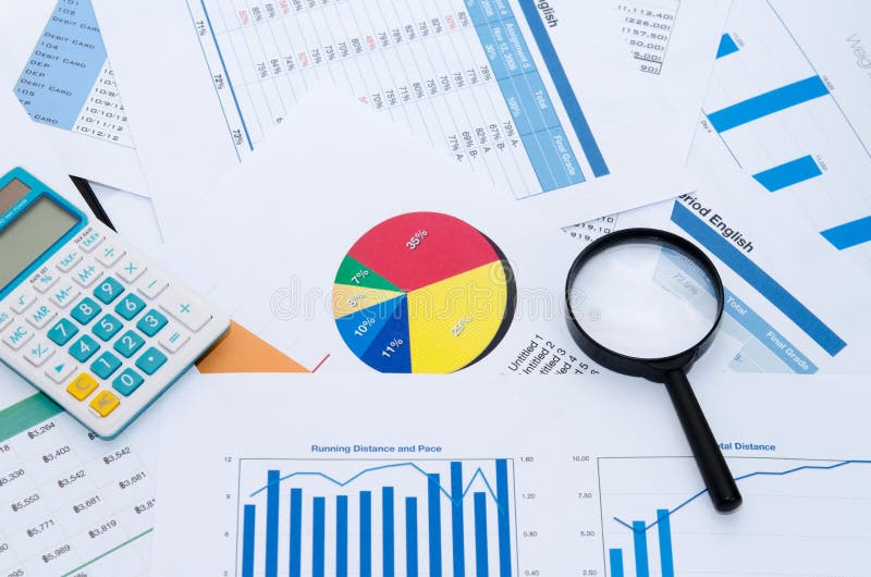 Business documents stock image. Image of closeup, chart - 39737367