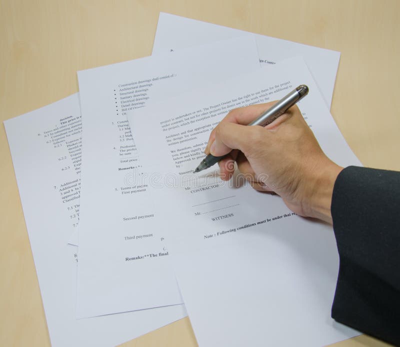 Business documents. stock image. Image of information - 30452453