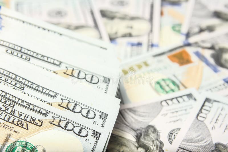 Business Dollar Money on White Background Stock Photo - Image of ...