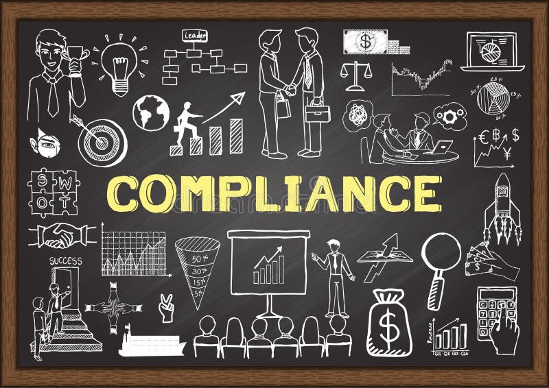 Compliance sketch stock illustration. Illustration of assurance - 47272989