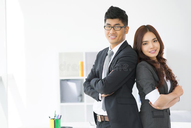 Business duo stock image. Image of indoor, inside, confident - 27752497