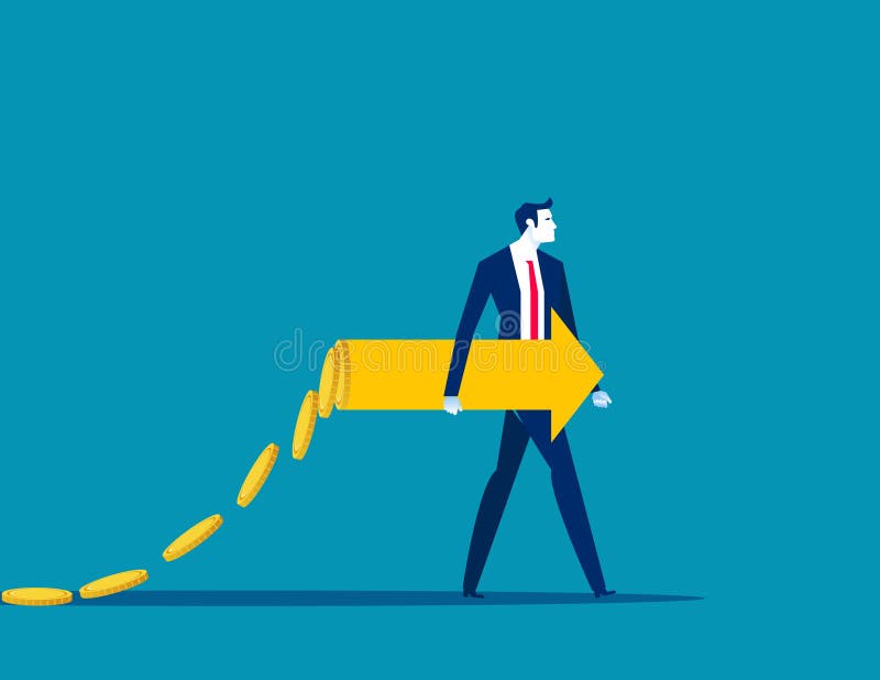 Business Earning and Profits. Business Vector Illustration Concept ...