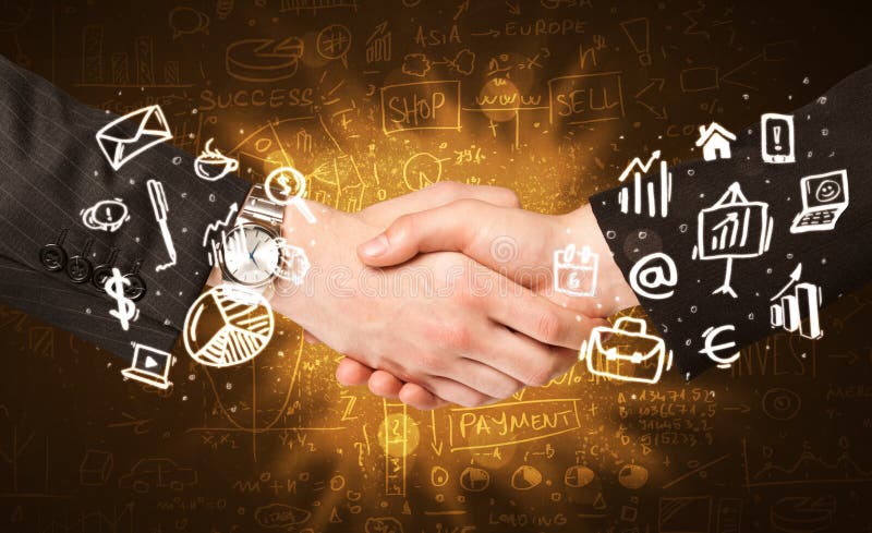 Economy handshake stock photo. Image of data, banking - 49022934