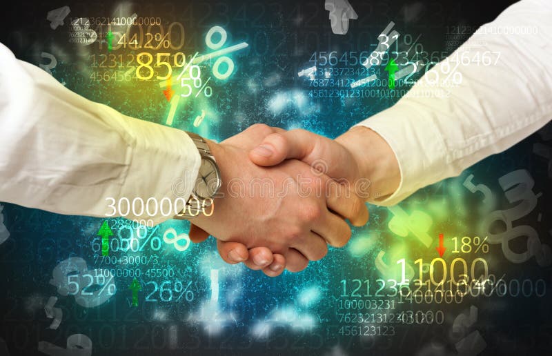 Economy handshake stock photo. Image of data, banking - 49022934