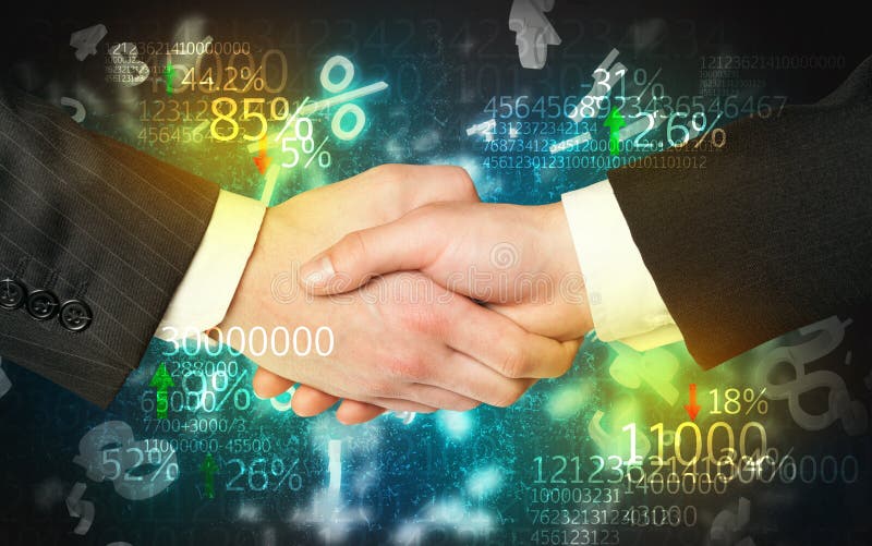 Economy handshake stock photo. Image of data, banking - 49022934